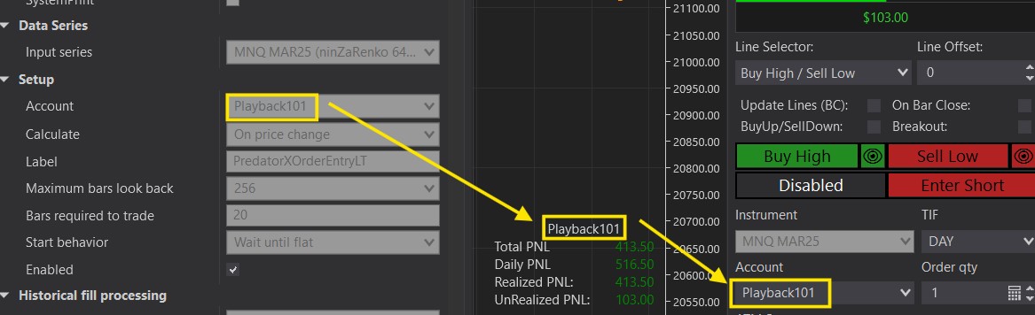Show PNL - TradeSaber