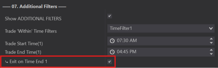 Trade 'Within' Time Filters - TradeSaber